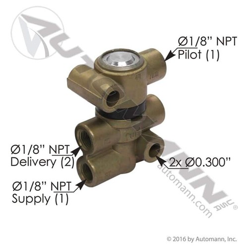 Rapid Dump Air Suspension Valve Sloan 401148 Bendix Tr3 for sale online ...