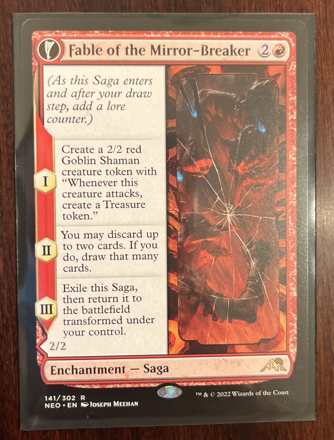 MTG Fable of the Mirror-Breaker 141/302 | Kamigawa: Neon Dynasty Rare ...