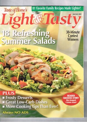 Taste Of Home Light and Tasty Magazine June July 2005 | eBay