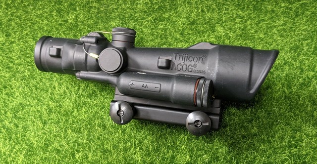 Trijicon 3.5x35 ACOG Scope with LED Green Chevron .308 Ret. w/ TA51 ...