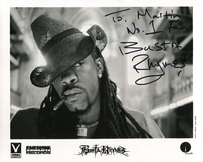 Busta Rhymes (rapper) Autograph | eBay