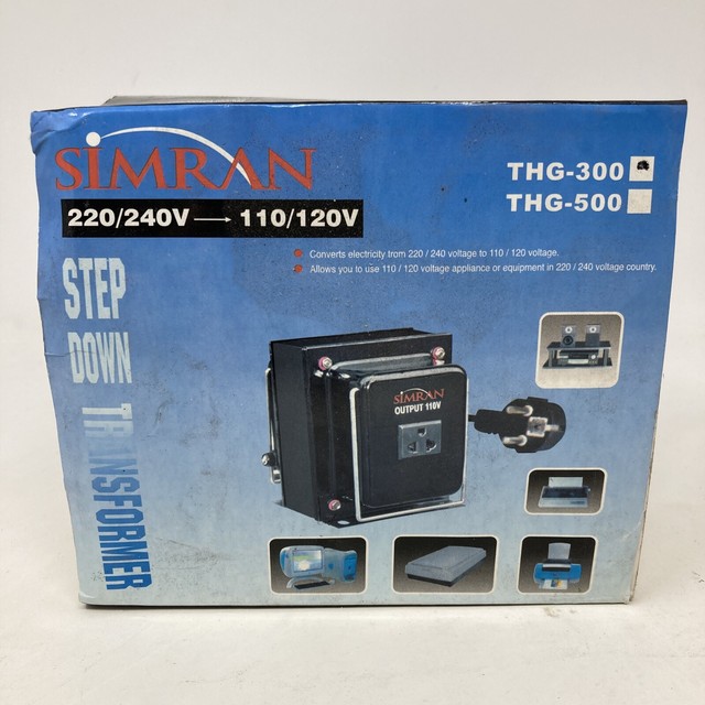 Simran Thg-300 300w Step Down Voltage Transformer Converts 220 Volt to ...