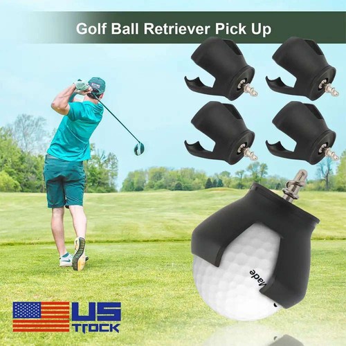 4 Pcs Golf Ball Picker Pick Up Back Tool Saver Claw Putter Grip ...