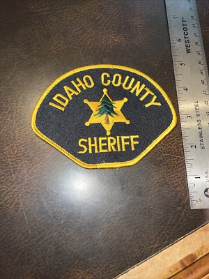 Vintage Obsolete Sheriff Police Patch Idaho County | eBay