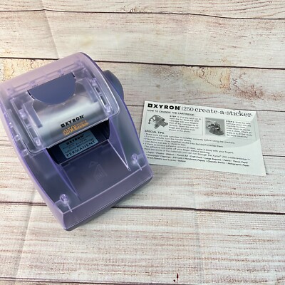 Xyron 250 Create A Sticker 2 1/2 in Sticker Maker | eBay
