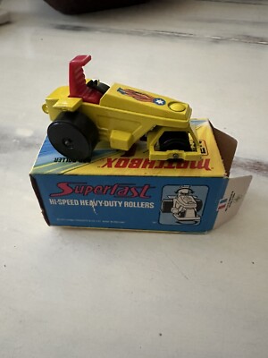 VINTAGE MATCHBOX #21 ROD ROLLER LESNEY ENGLAND SUPERFAST RED WHEELS | eBay