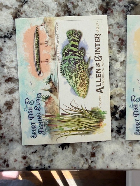2017 ALLEN & GINTER SPORT FISH & LURES INSERT CARD #s SFL1-20 PICK YOUR ...
