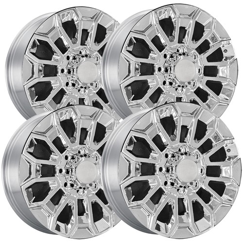 (Set of 4) OE Concepts G21 Denali 2500 24x9 8x6.5" +15mm Chrome Wheels ...