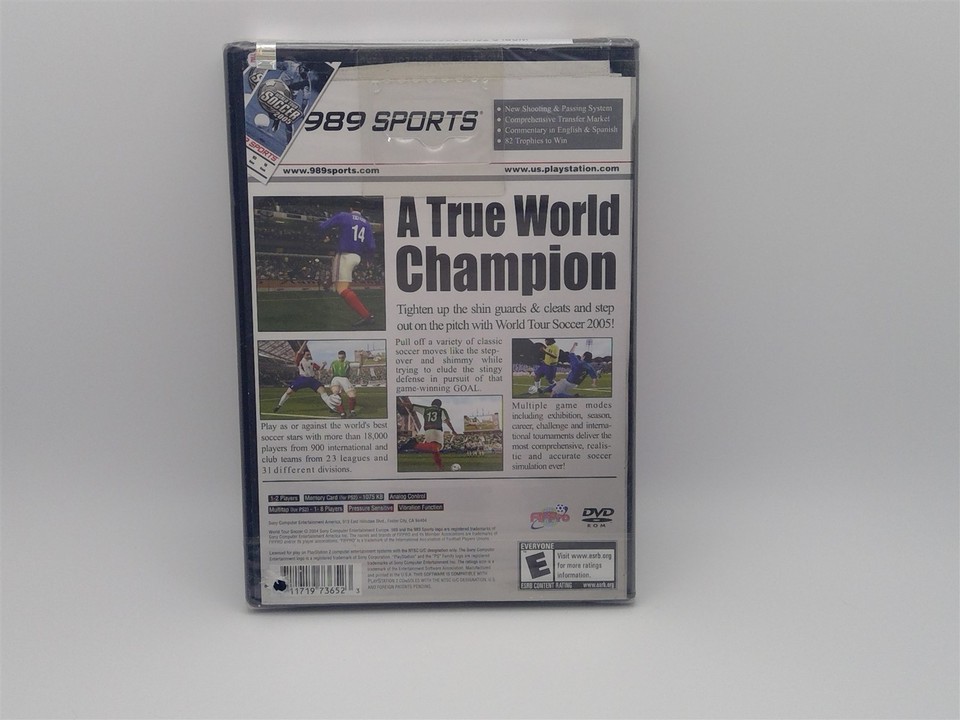 World Tour Soccer 2005 (PlayStation 2, 2004) New Factory Sealed - Free ...