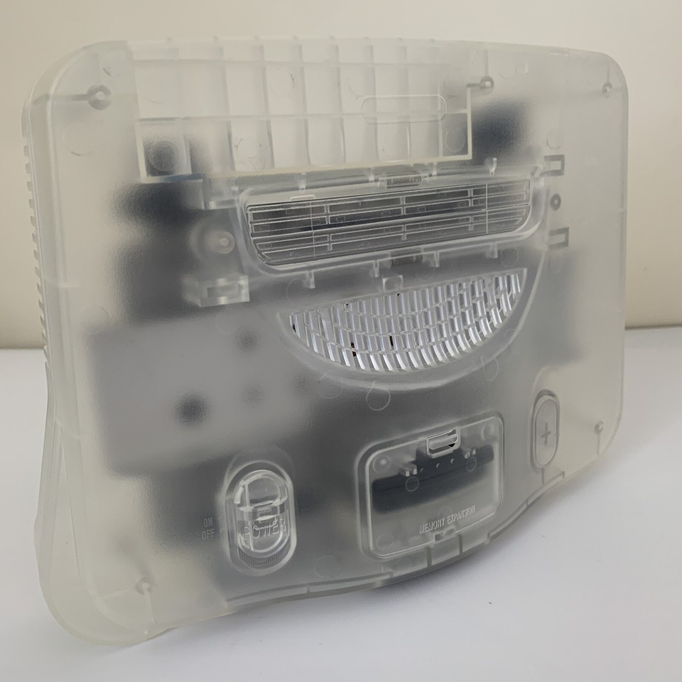 NEW Nintendo 64 N64 Limited Clear Crystal White Custom Console W/ New ...