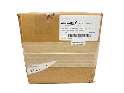 (6/Pk) VWR 500mL Wide Mouth LDPE DCM Safety Wash Bottles 16649-915 | eBay