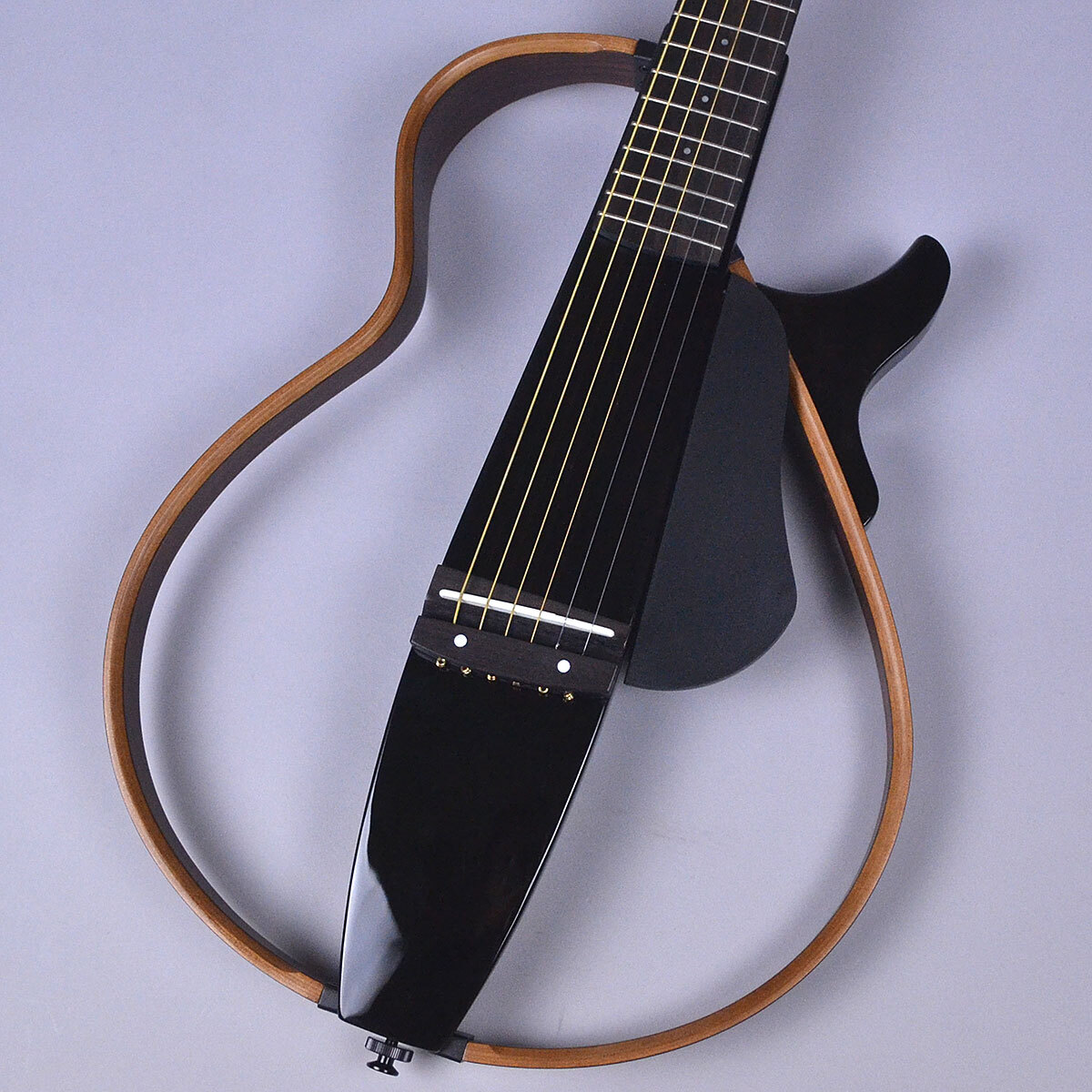 YAMAHA Silent Acoustic Guitar Steel Strings Translucent Black SLG200S ...