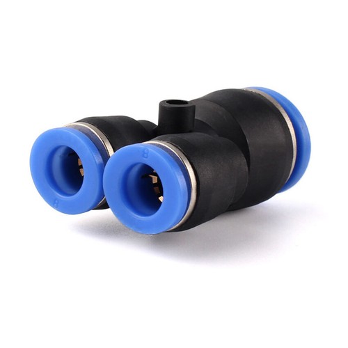 Pneumatic Air Line Reducer Push-in Fittings Wye 4mm-12mm Tube Hose Y ...