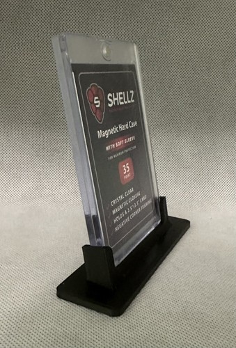 Black Display Stand for 35pt Card Shellz Magnetics. Cardshellz. 35 ...