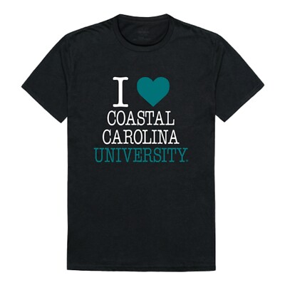 Coastal Carolina University Chanticleers CCU NCAA Cotton I Love Tee T ...