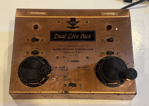 MRC Model 700 Dual Loco Pack Transformer Train Control | eBay