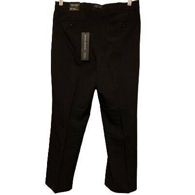 Michael Brandon Size 34x40 Black Pinstripe Dress Pants NWT | eBay