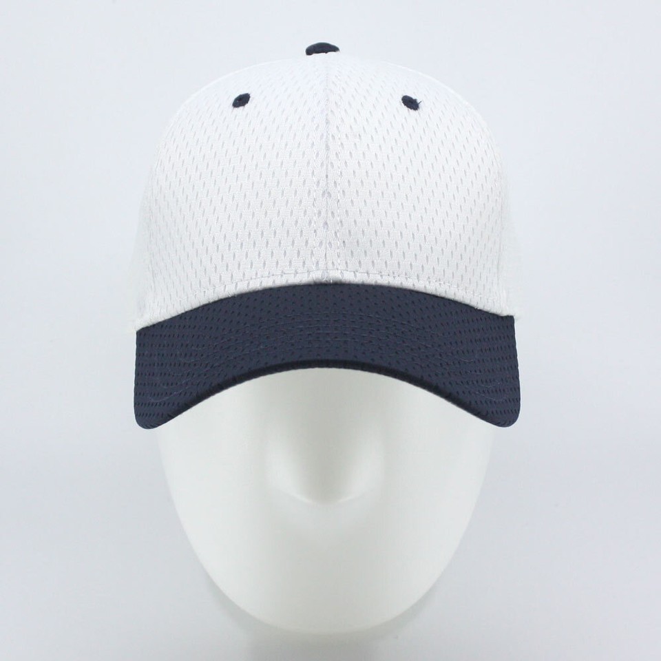 New Cool Mesh Sports Baseball Curved Structured Cap Orange Red Blue ...