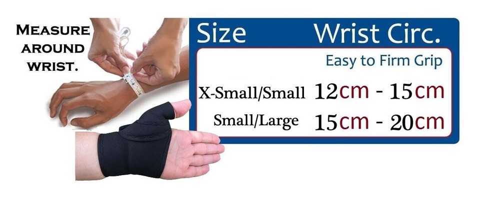 LTG Thumb Spica CMC Hand Brace Support Splint Stabiliser Sprain Strain ...