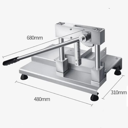 Stainless Steel Manual Guillotine Machine Commercial Chop Pig Hoof Tube ...