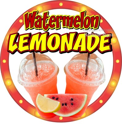 Watermelon Lemonade DECAL Drinks Concession Food Truck Sticker c2 ...