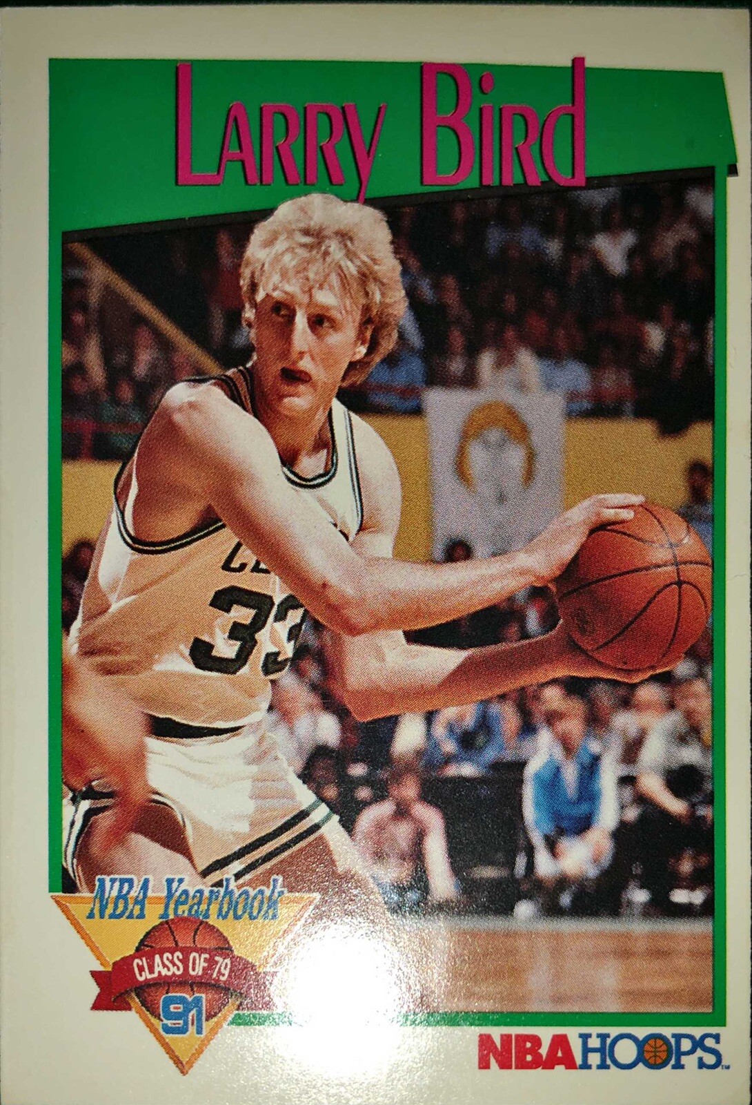 Rare Vintage Mint Condition Larry bird 1991 nba hoops #319 Basketball ...
