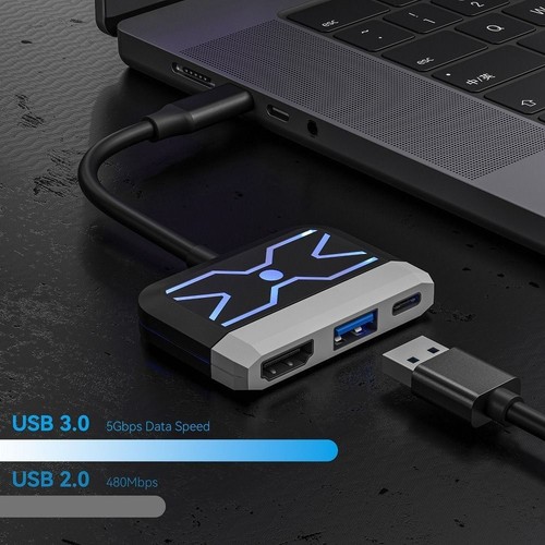High Speed USB C HUB HDMI Compatible Type-C Splitter for Nintendo ...