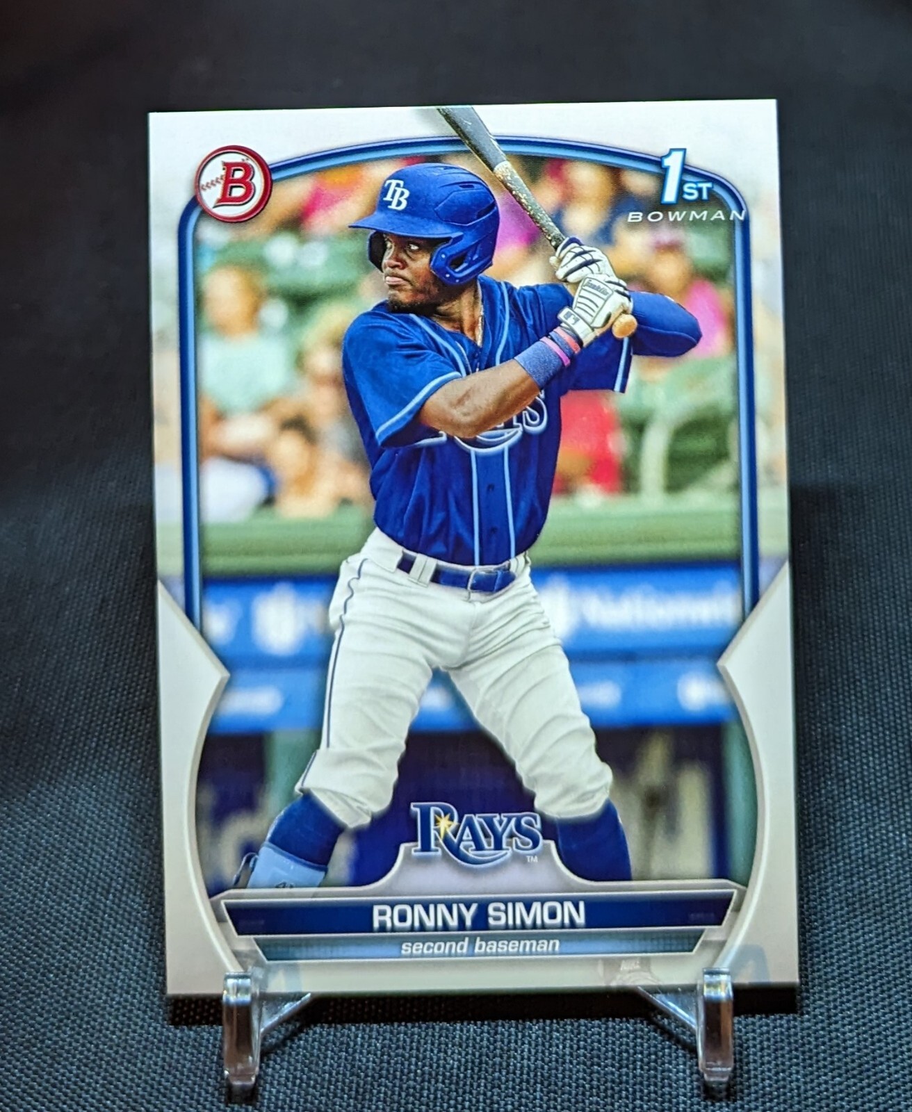 Ronny Simon 1st Rookie Card RC 2023 Bowman Prospects BP-112 Tampa Bay ...