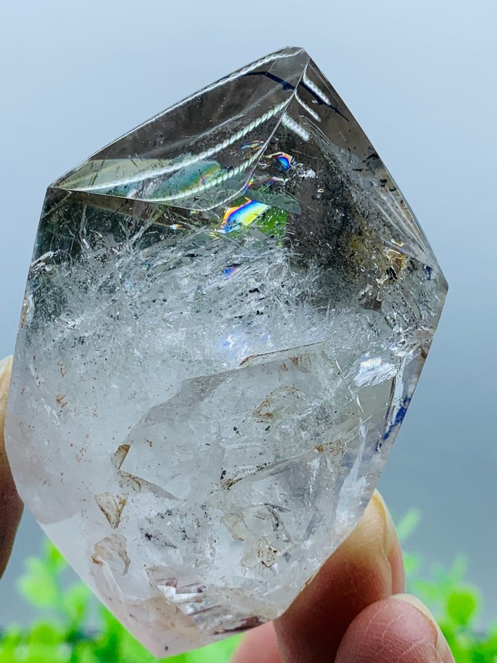 Natural Herkimer Diamond Enhydro Crystal Gem&extra large moving water ...