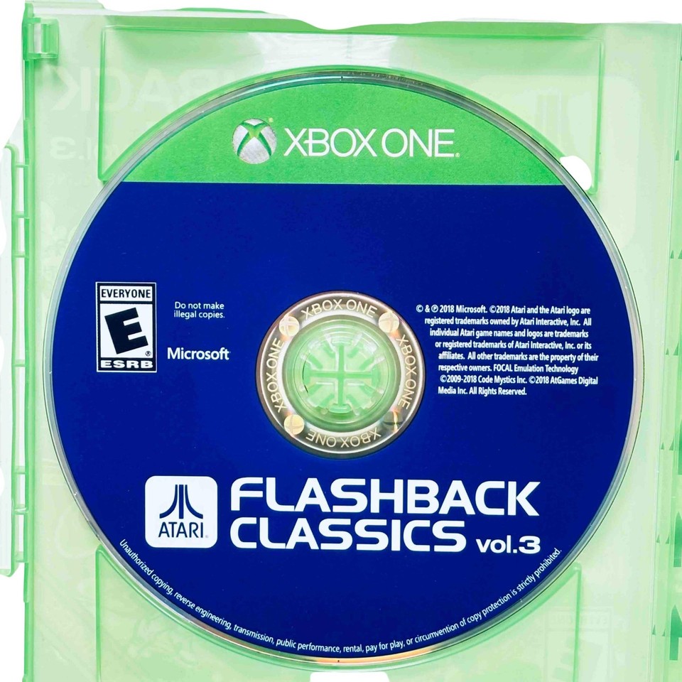 Microsoft Xbox One Atari Flashback Classics Vol. 3 Video Game | eBay