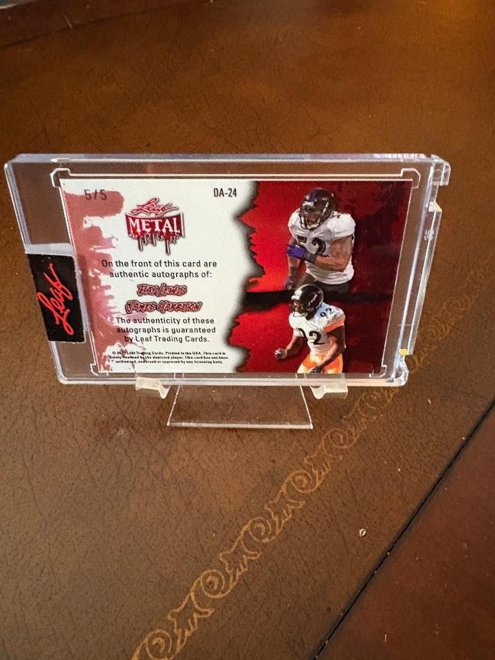 2025 LEAF METAL HALLOWEEN JAMES HARRISON & RAY LEWIS DUAL AUTO ...
