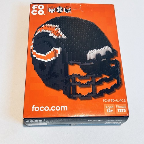Chicago Bears FOCO NFL BRXLZ Team Helmet 3-D Construction Block Set | eBay