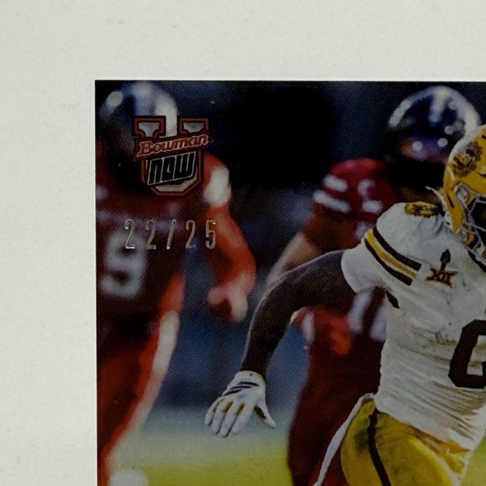 2025 Bowman U Now Jordyn Tyson 10-Reception Game Orange Foil /25 ASU ...