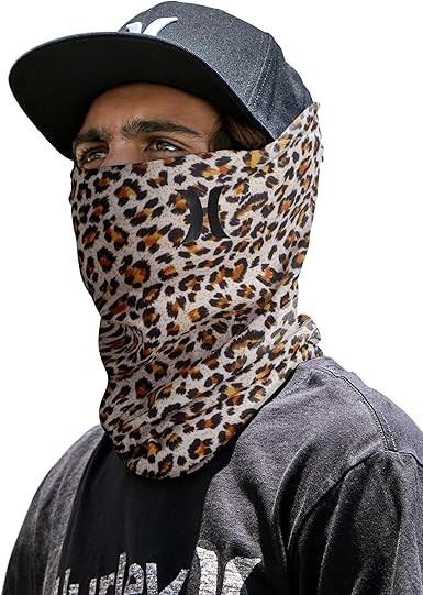 Hurley Lightweight Multipurpose Neck GAITER Face Mask One Size Gray for ...