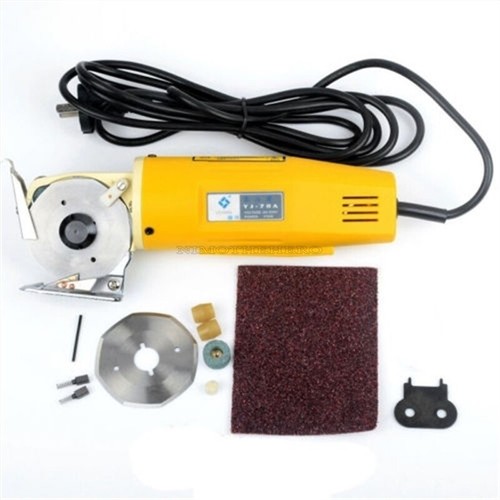 220V Scissors Electric Round Cutting Machine Cloth Fabric Cutter 70Mm ...