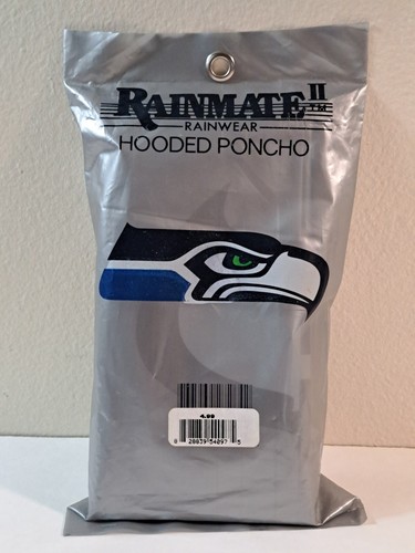 Rainmate II Rainwear - Seattle Seahawks Hooded Poncho - NFL | eBay