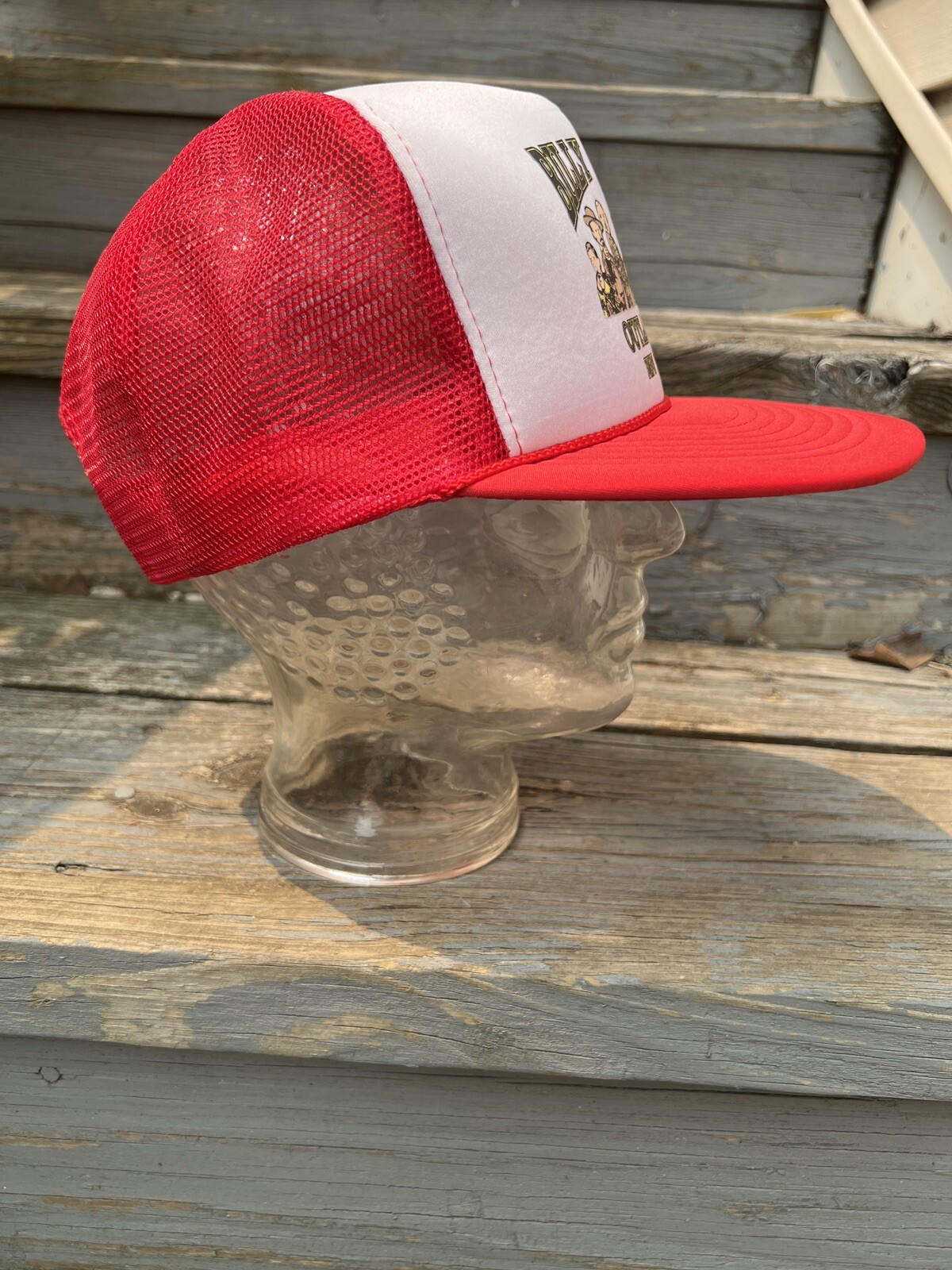 Vintage Billy The Kid Wagon Outlaw Gang NM Mesh Back … - Gem