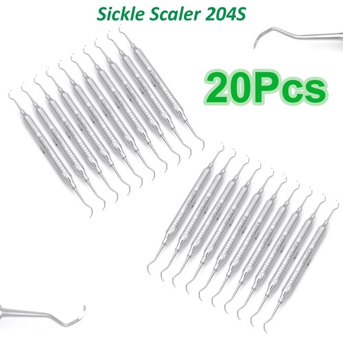 Sickle Scaler 204S Dental Hand Instruments Pro Periodontal Pick Hygiene ...