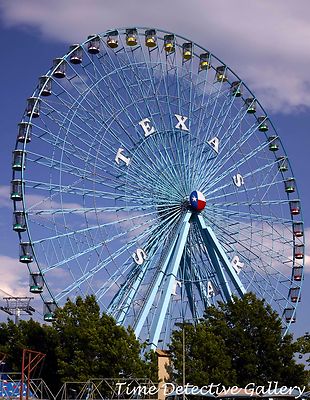 The Texas Star Ferris Wheel - Vintage Photo Print | eBay