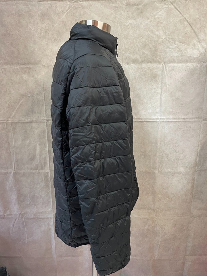 Amazon Essentials Men's Black Zipper Front Jacket Size L Large | eBay