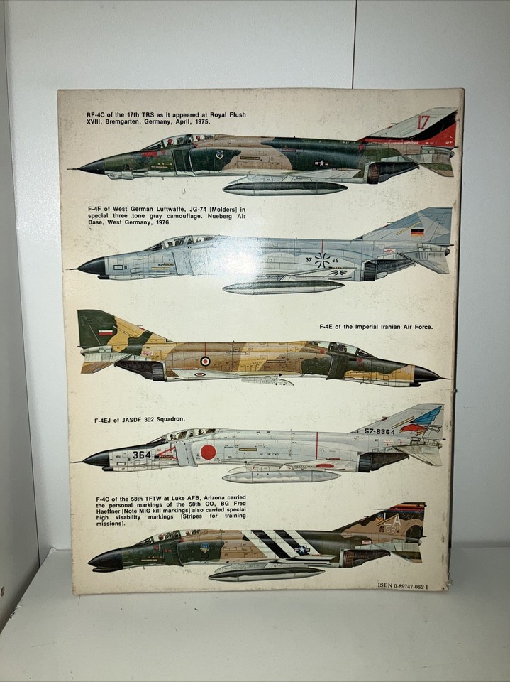 Phantom II F-4 McConnell Douglas Lou Drendel squadron/signal 1977 ...