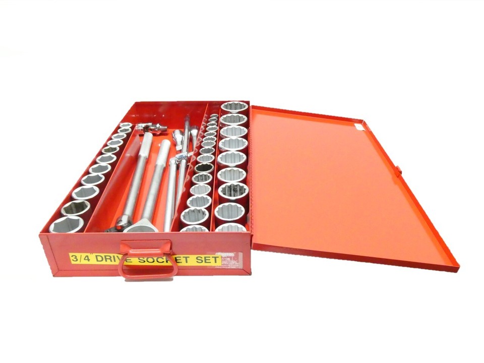 Proto 55106 J5697 42pc Fractional 3/4in Drive Socket Set | eBay