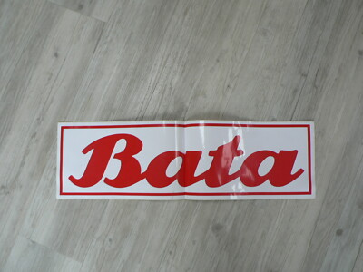 STICKER,DECAL BATA LOGO ? SCHOENEN SHOES ? 66 CM BIG SIZE | eBay