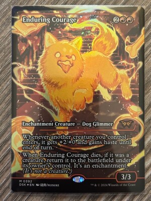 Enduring Courage (Japan Showcase Foil) MTG - Duskmourn: House of Horror ...