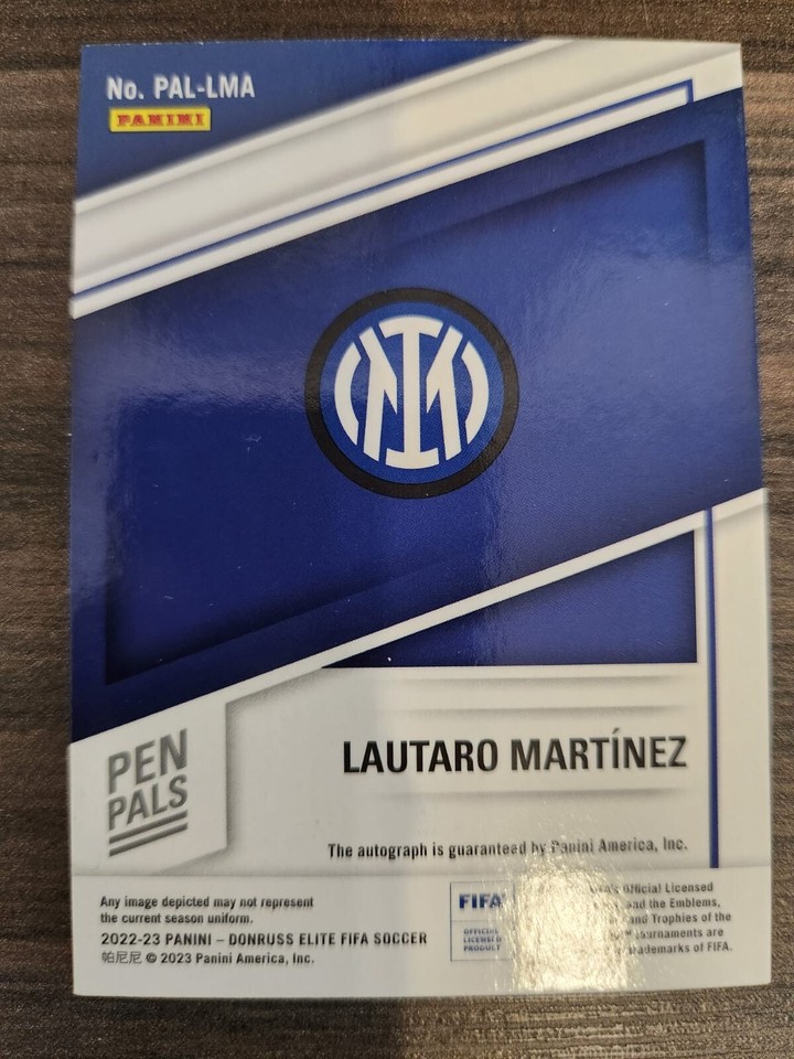 Panini Donruss Elite FIFA 2022-23 Pen Pals Lautaro Martinez 188/199 ...