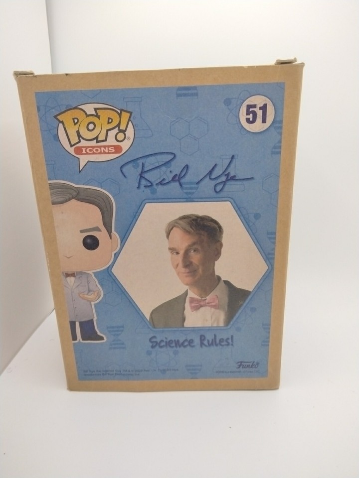 Funko Pop! Icons: Bill Nye “The Science Guy” with Globe #51 Hot Topic ...