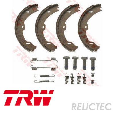 Rear Parking Brake Shoe Set MB:W211,S211,W221,R230,C219,C216,R129 ...