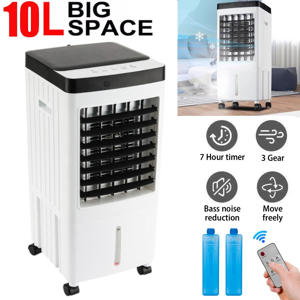 10Litre Portable Air Cooler Fan Ice Cold Cooling Conditioner Unit ...