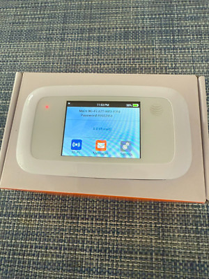 ZTE Velocity MF923 Mobile Wi-Fi Hotspot Modem AT&T 4G LTE White Digital ...