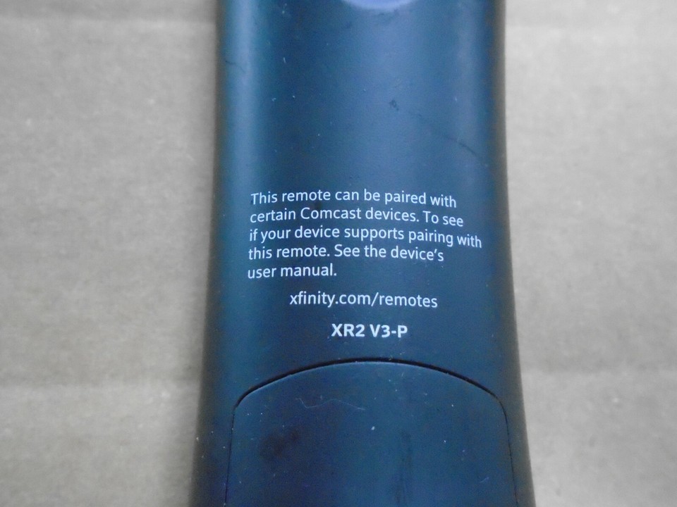 XFINITY REMOTE CONTROL XR2 V3-P + BATTERIES | eBay